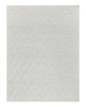 EXQUISITE RUGS Brentwood 4716 Area Rug, 6' X 9' White