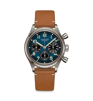 LONGINES Avigation Bigeye Chronograph - Blue/brown