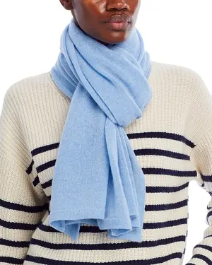 Bloomingdale'S Oversized Knit Scarf - Exclusive Sky Blue