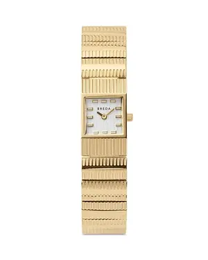 BREDA Groove Watch 16mm X 16mm - White/gold