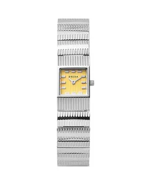 BREDA Groove Watch 16mm X 16mm - Yellow/silver