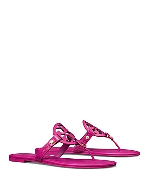 Tory Burch Tory Burch Women's Miller Slip On Thong Slide Sandals Fuchsia