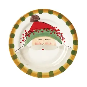 VIETRI Old St. Nick Round Salad Plate - Open Misc