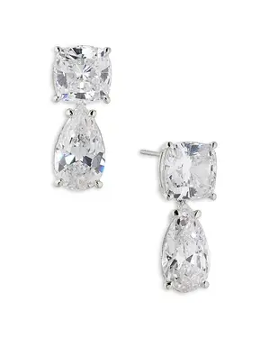 Cubic Zirconia Drop Earrings