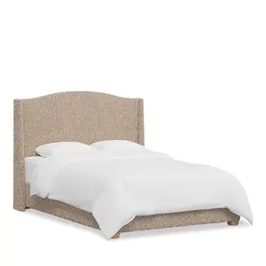 SKYLINE FURNITURE Sparrow & Wren Amalia Bed In Plush Boucle, King - Camel