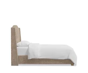 SKYLINE FURNITURE Sparrow & Wren Amalia Bed In Plush Boucle, King - Camel