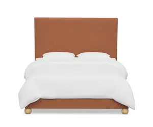 SKYLINE FURNITURE Sparrow & Wren Parker Bed, Twin - Zuma Terracotta