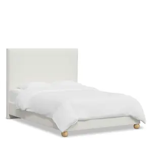 SKYLINE FURNITURE Sparrow & Wren Parker Bed, King - Zuma White