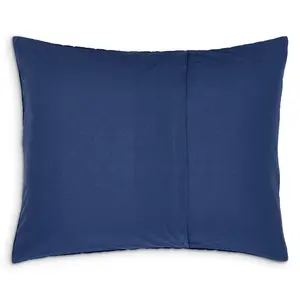 JOHN ROBSHAW Velvet Quilted Standard Sham - Indigo