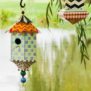 MACKENZIE-CHILDS Flyer's Folly Birdhouse