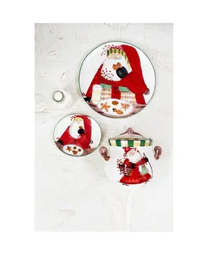 VIETRI Old St. Nick Cookie Platter