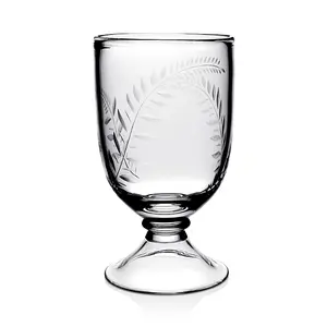 WILLIAM YEOWARD CRYSTAL Country Jasmine Footed Hurricane - Clear