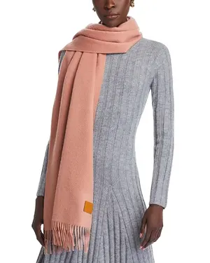 Vince Double Face Cashmere Scarf Powder Pink