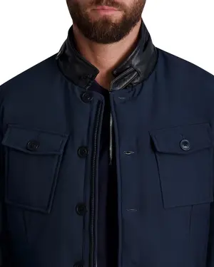 Karl Lagerfeld Paris Puffer Blazer - Navy