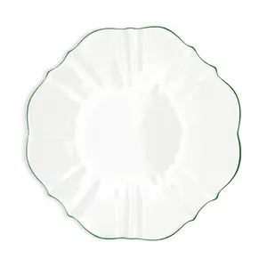 TWIG NEW YORK Amelie 7 Bread Canape Plate - Green/white