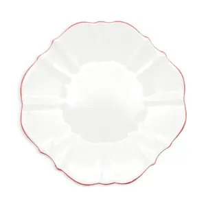 TWIG NEW YORK Amelie 7 Bread Canape Plate - Pink/white