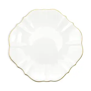 TWIG NEW YORK Amelie Brushed 7 Bread Canape Plate - Gold