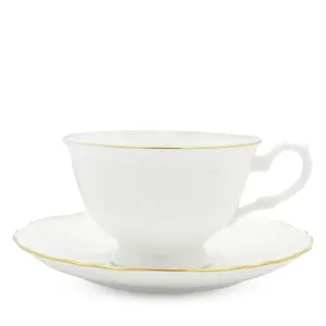 TWIG NEW YORK Amelie Brushed Tea Cup & Saucer - Gold