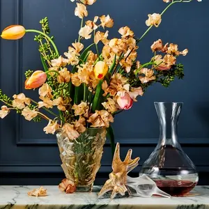Lalique Champs-elysees Small Vase - Gold Luster