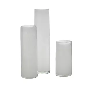 JAMIE YOUNG CO. Gwendolyn Hand Blown Set Of 3 Vases - White