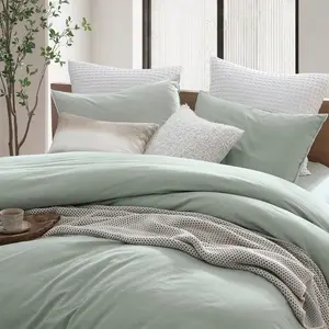 Dkny Pure Washed Duvet Cover Set, King - Sage