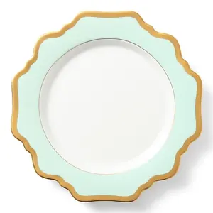ANNA WEATHERLEY Anna's Palette Salad Plate - Aqua Green
