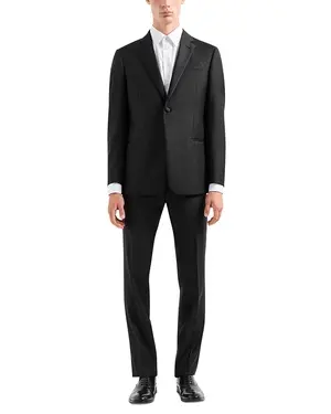 Emporio Armani Essential G Line Regular Fit Notch Lapel Tuxedo - Black