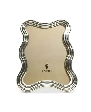 L'Objet Ripple Frame, 4 X 6 - Platinum