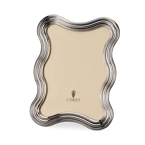 L'Objet Ripple Frame, 5 X 7 - Platinum