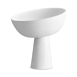 L'Objet Terra Bowl On Stand - White