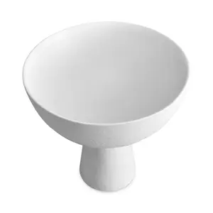L'Objet Terra Bowl On Stand - White