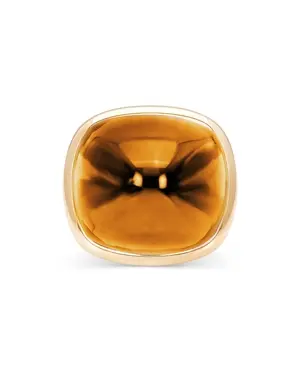 Marina B 18k Yellow Gold Tigella Citrine Ring