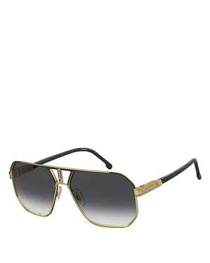 Carrera Eyewear Aviator Sunglasses - Gold/gray Gradient
