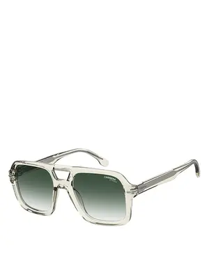 Carrera Eyewear Carrera Square Aviator Sunglasses Yellow/green Gradient