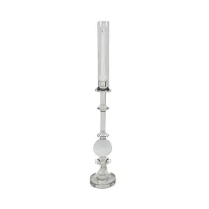 TIZO Large Crystal Ball & Shade Candleholder - Clear