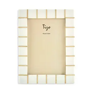 TIZO Photo Frame, 4 X 6 Resin/brass