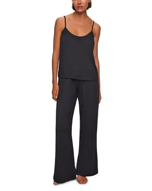 Eberjey Gisele Cami & Pant Pajama Set - Black
