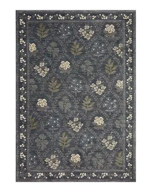 RIFLE PAPER CO. Fiore Fio-04 Area Rug, 7'10 X 10 - Navy