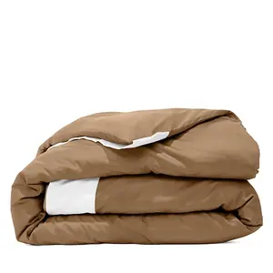 Frette Flying Sateen Duvet Cover, King Exclusive - Hazelnut/milk