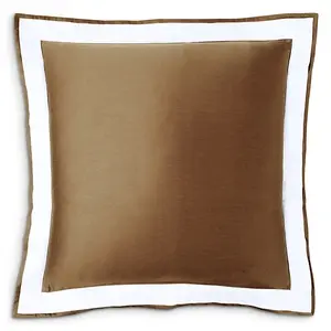 Frette Flying Sateen Euro Sham Exclusive - Hazelnut/milk
