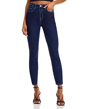L'Agence L'AGENCE Margot High-Rise Cropped Skinny Jeans 4am