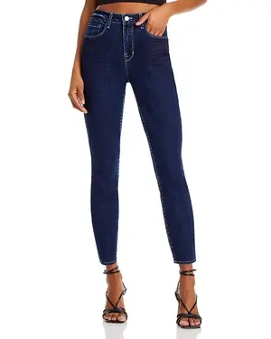 L'Agence L'AGENCE Margot High-Rise Cropped Skinny Jeans Am