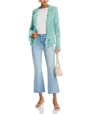 L'Agence Kendra Mid-rise Cropped Flare Jeans