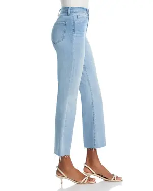 L'Agence Kendra Mid-rise Cropped Flare Jeans