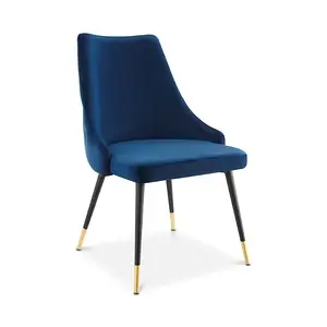 MODWAY Adorn Tufted Performance Velvet Dining Side Chair - Navy