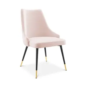 MODWAY Adorn Tufted Performance Velvet Dining Side Chair - Pink