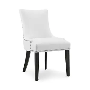 MODWAY Marquis Faux Leather Dining Chair - White