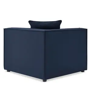 MODWAY Saybrook Outdoor Patio Upholstered Sectional Sofa Corner Chair