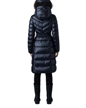 Mackage Coralia Hooded Down Puffer Coat - Black