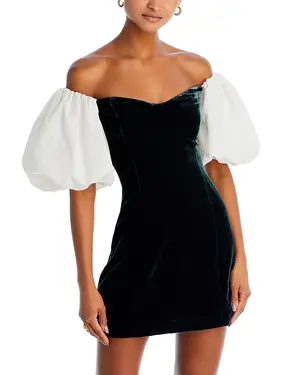 Rhode Dali Puff Sleeve Dress